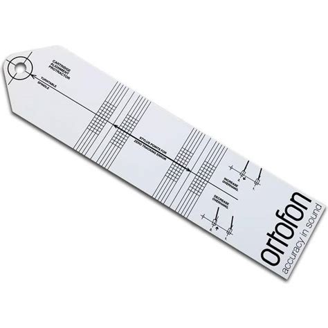 Ortofon Cartridge Alignment Protractor • Se Priser