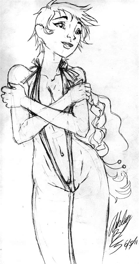 Carmen Pin Up Sketch By Buttercupsaiyan Hentai Foundry