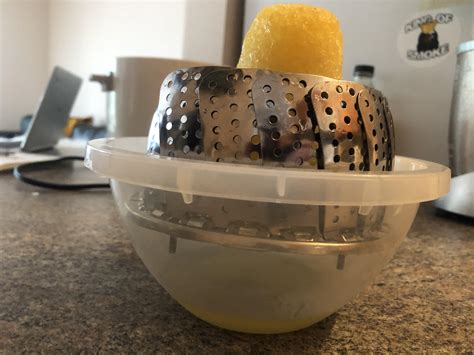 Freeze Jacking Some Mango Hooch Gin And Some Flat Truly That I Mixed