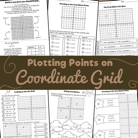 plotting points on a coordinate grid made by teachers