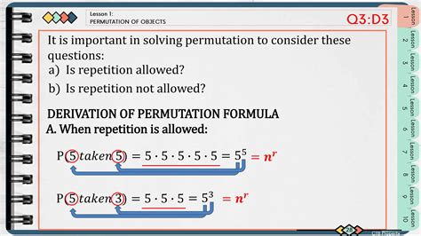 G10m Q3 L1 Permutation Of Objects Grade 10pptx