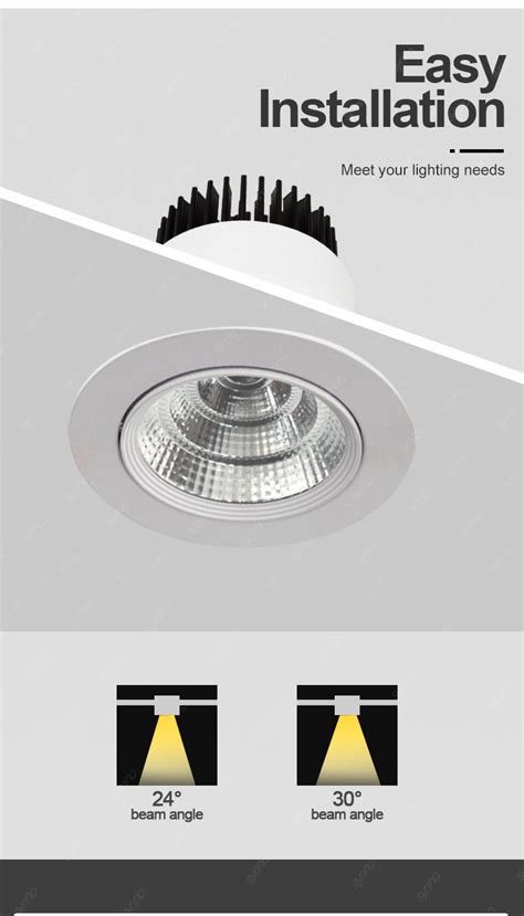 오목한 Led 스포트라이트 실내 천장 오목한 Led 다운 라이트 의 고품질 오목한 Led 스포트라이트 실내
