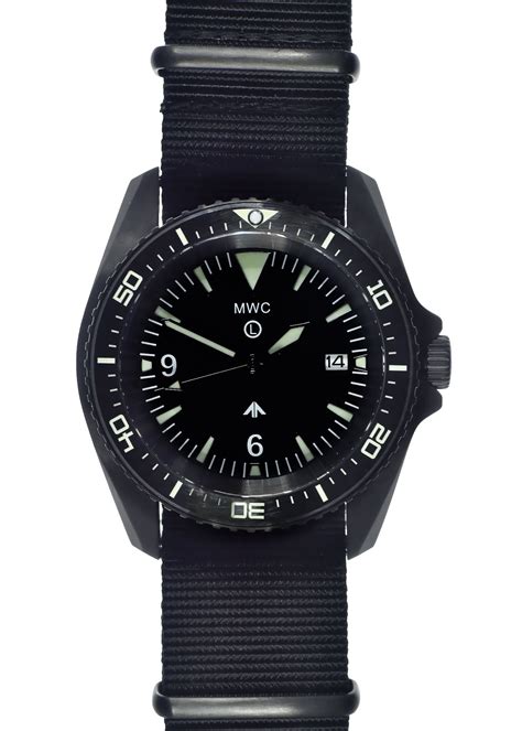 Mwc Heavy Duty 300m Military Divers Watch In Pvd Steel Case With Sapph Milspec Watch Group
