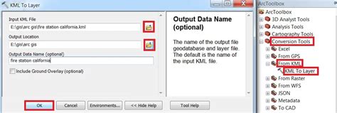 Convert KML File To Shapefile In ArcGIS KML From Google Earth