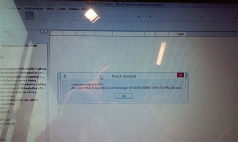 Error Retrieving Lost Data From Crashed Qgis Geographic Information