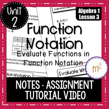 Function Notation Lesson By Mandy S Math World TPT