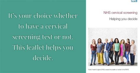 Launch Of New Hpv Primary Screening Letters And Leaflets Phe Screening