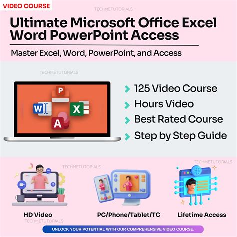 Ultimate Microsoft Office Excel Word Powerpoint Access Video Etsy