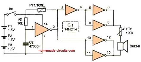 Effective Mosquito Repellent Circuit Using Cmos Ic Making Easy Circuits