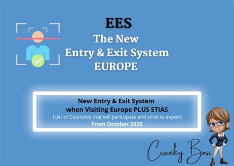 European Entry Exit System Ees Start Date Announced Cranky Boss
