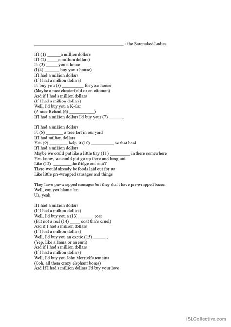 Second Conditional English ESL Worksheets Pdf Doc