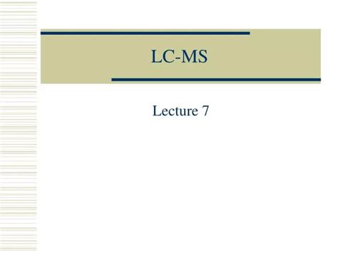 PPT LC MS PowerPoint Presentation Free Download ID