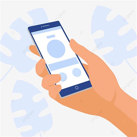 휴대 전화를 들고 인터페이스 그림을 듣는 사회 의도 손 휴대 전화 사회적인 Png 일러스트 및 벡터 에 대한 무료 다운로드 Pngtree