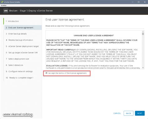 Backup And Restore The Vcenter Server Appliance By Using Its Management Interface