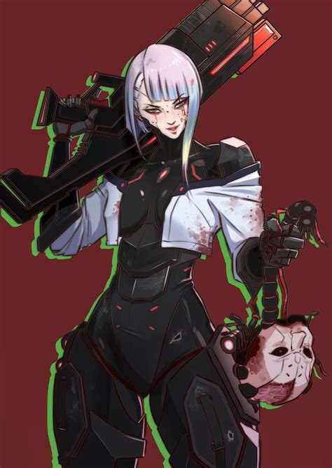 Lucy And Adam Smasher Cyberpunk And 1 More Drawn By Guyseriii Danbooru