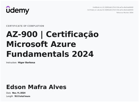 Az900 Cloudcomputing Microsoftazure Skillsdevelopment Edson Mafra