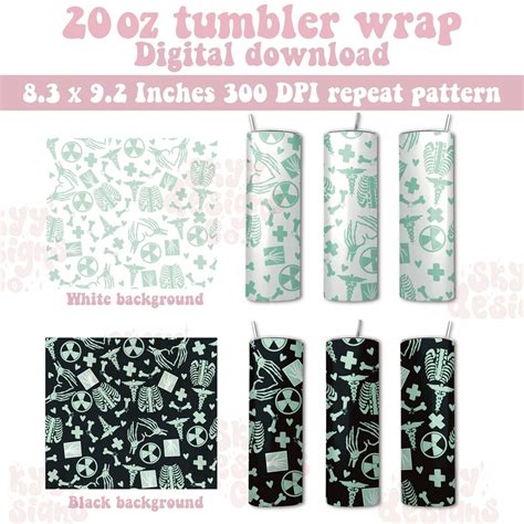 X Ray Tech Medical Oz Skinny Tumbler Png Design For Sublimation Etsy