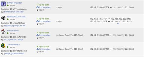 Missing Vpn Port Mappings For Radarr Container Docker Engine Unraid