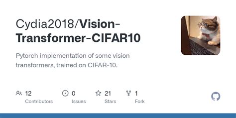 Vision Transformer CIFAR10 Train Py At Main Cydia2018 Vision