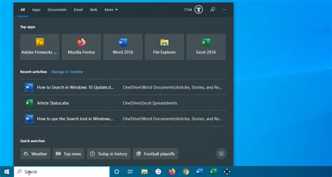How To Search In Windows 10