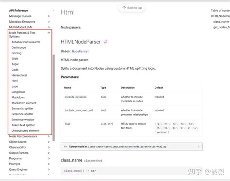 Llamaindex 之节点解析器 Node Parsers 和 Text Splitter 知乎
