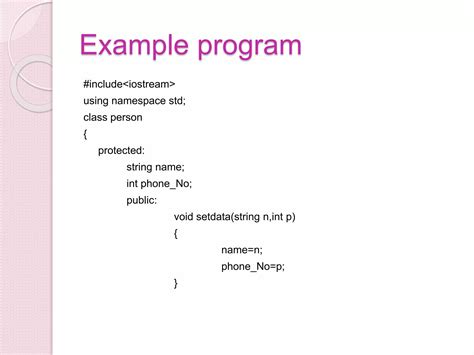 Inheritance In C PPT