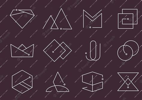 خرید و قیمت مجموعه طرح های لوگوی مینیمال وکتور رایگان ترب