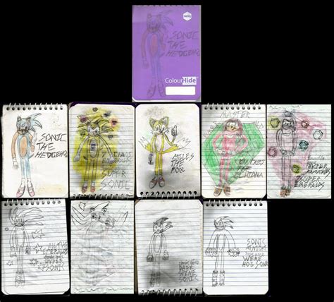 Sonic Notepad Drawings By Deverexdrawer On Deviantart