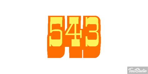 543 Номер Анимированные дизайны логотипов 543 Номер Анимированные дизайны логотипов