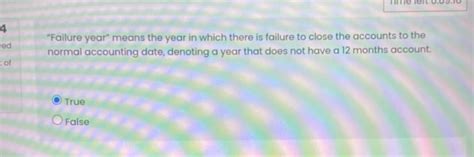 Failure Year Means The Year In Which There Is StudyX