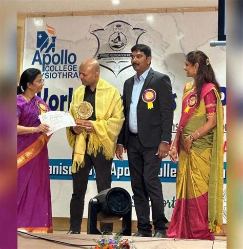 Subhanjan Das On Linkedin World Congress On Physiotherapy Organized By Apollo College Of 13