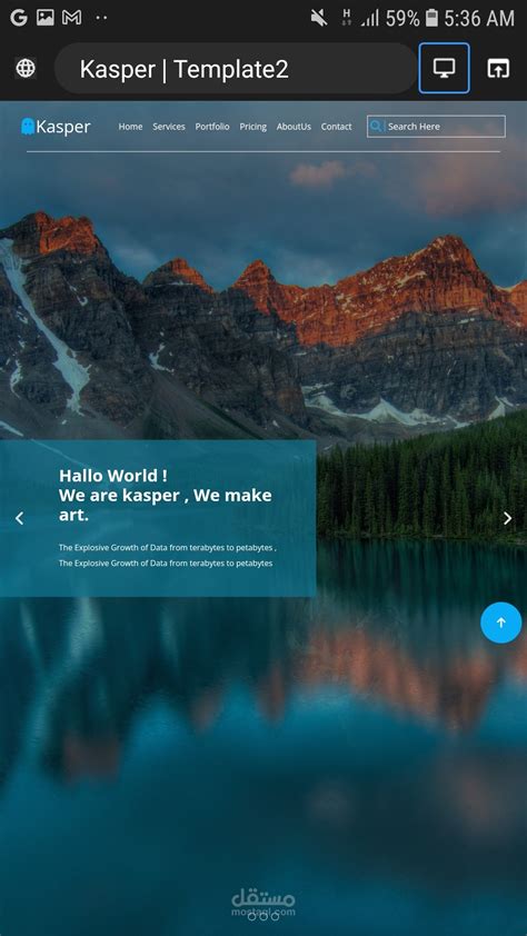 psd to html css web page مستقل