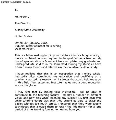 Letter Of Intent Teaching Hot Sex Picture