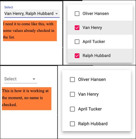 Javascript How To Leave Values Already Checked Inside The Select Stack Overflow