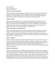 Updated Study Guide SCOM Test One Docx Media And Culture Study Guide Chapters Chapter