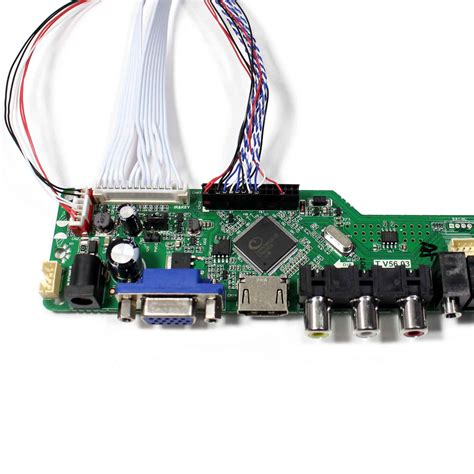 7 인치 Lcd 패널 Lvds 인터페이스 1280x800 7 인치 Lcd 터치 스크린과 Hd Mi Vga Av Usb Rf Tv 제어 보드