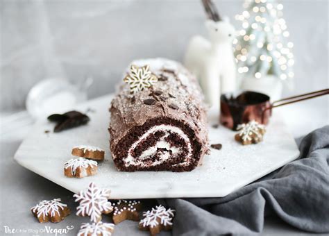 The Best Vegan Yule Log Recipe The Little Blog Of Vegan