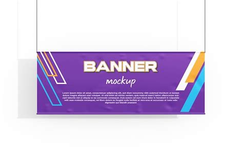 매달린 광고판 모 Psd 프리미엄 Psd 파일