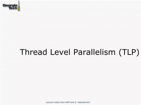 Ppt Thread Level Parallelism Tlp Powerpoint Presentation Free