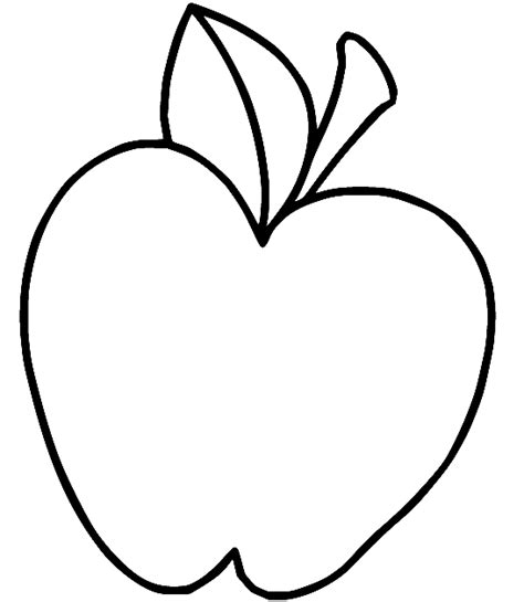 Бесплатная раскраска Яблоко Раскраски для печати бесплатно