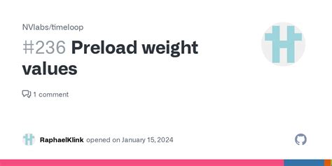 preload weight values · issue 236 · nvlabs timeloop · github