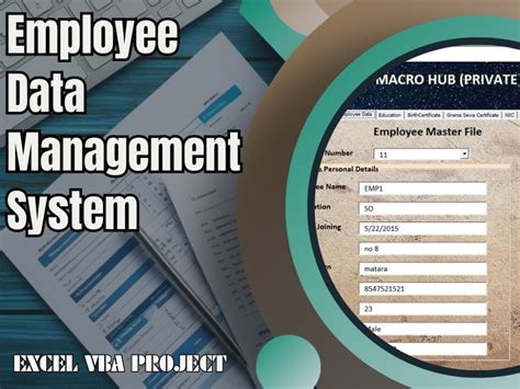 Excel Vba Employee Data Management System Upwork