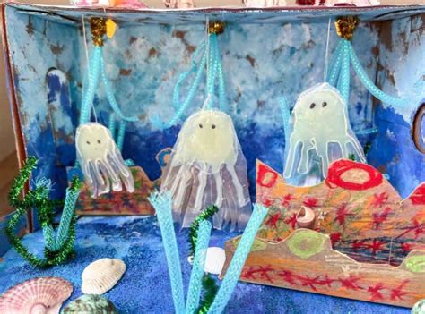 How To Make A Creative Ocean Habitat Shoebox Diorama Project Crafty