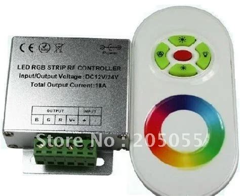 V A Wireless RF Dimmer Controller Touch Touching Remote Controll For RGB LED Strip Lights