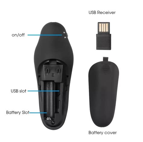 Wireless Presenter Remote Control Powerpoint Ppt Clicker Pen Computers Tech Office