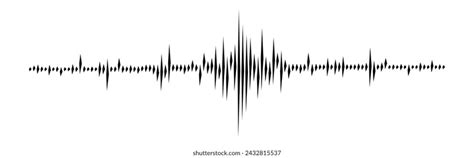 Earthquake Background Seismogram Seismic Measurement Stock Vector
