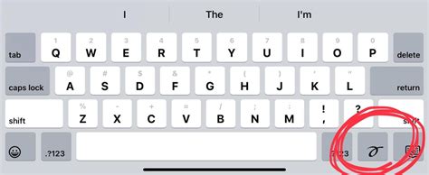 Weird Keyboard Button R Ipad