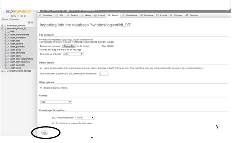 CPanel Database Tutorial Web Hosting World