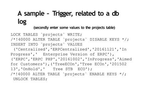 Triggersstoredprocedures 190101071259pptx