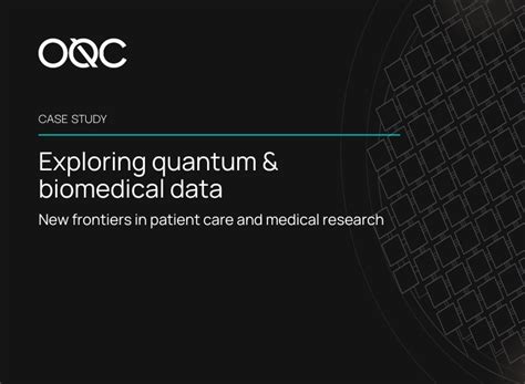 Exploring Quantum Machine Learning In Biomedicine Oqc